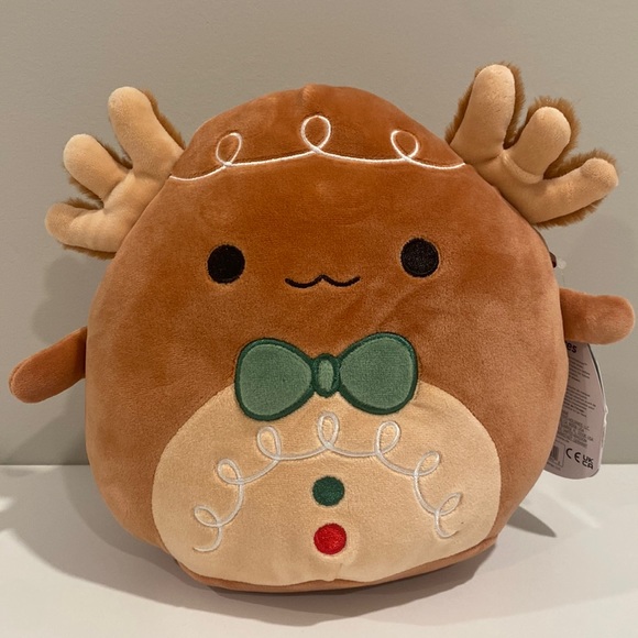 Squishmallows | Toys | Squishmallow Den The Gingerbread Axolotl 8 Nwt ...